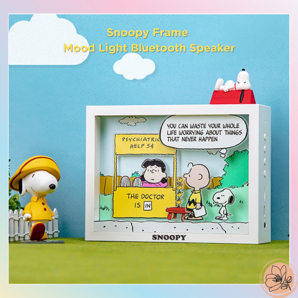 Moldura Royche x Snoopy Lâmpada De Humor Com Alto-Falante Bluetooth ...