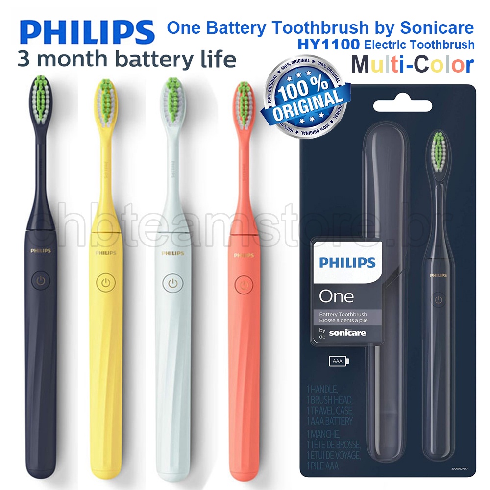 Escova De Dentes Philips HY1100 Uma Bateria Por Sonicare Com De 90 Dias ...