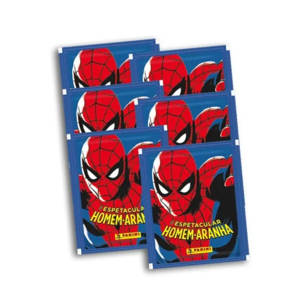 Envelope Figurinhas Espetacular Homem Aranha 60 Anos - Com 5 Cromos - Panini | Shopee Brasil