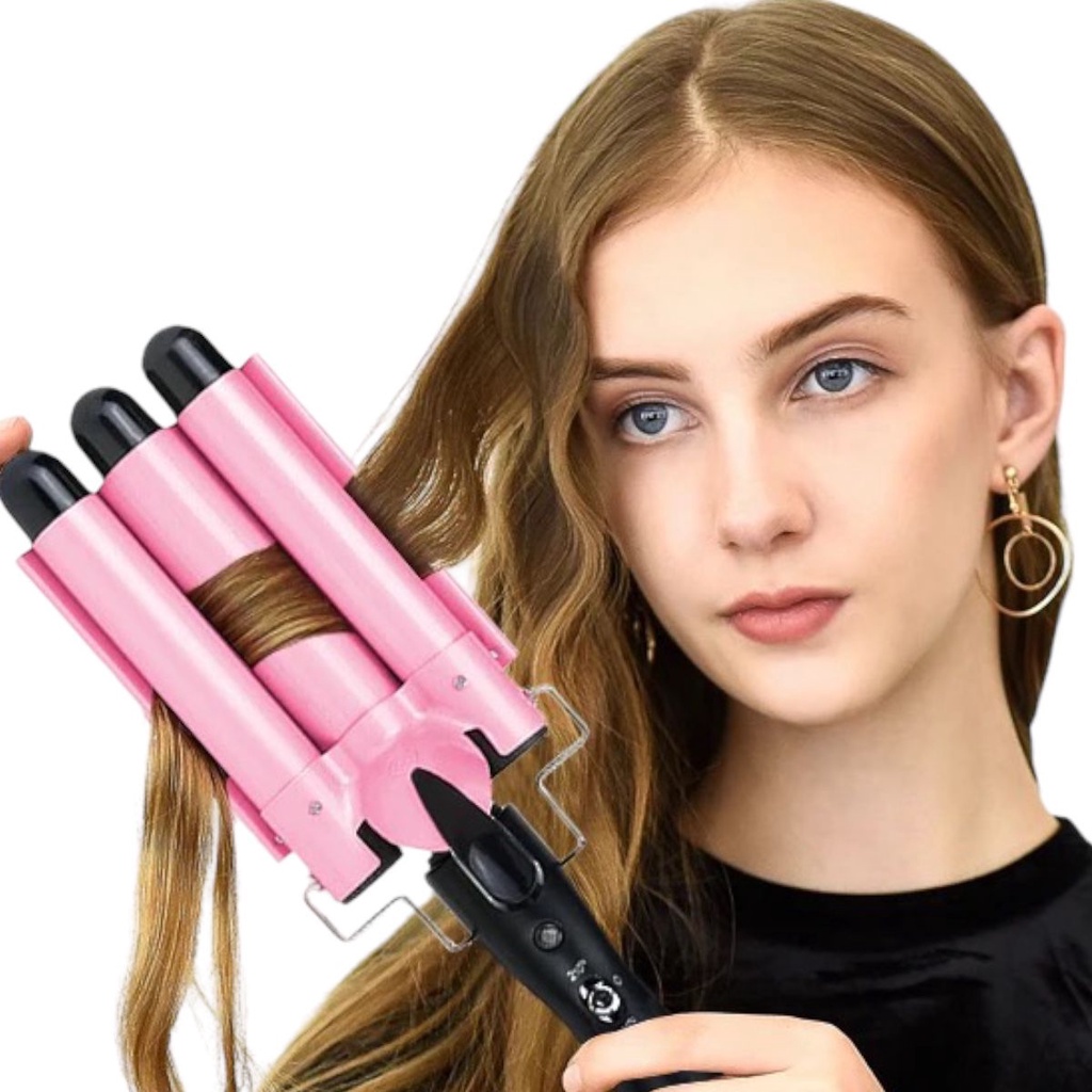 Modelador De Cachos Triondas Ondulador Bivolt Cacheador 25mm | Shopee ...