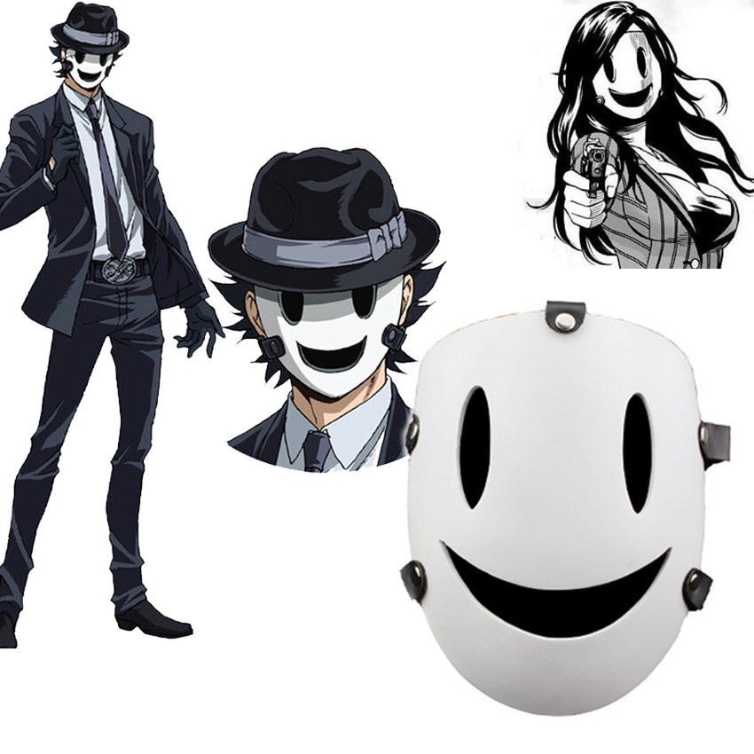 Anime Tenkuu Shinpan High-Rise Invasion Cosplay Máscara Casco - Corre ...