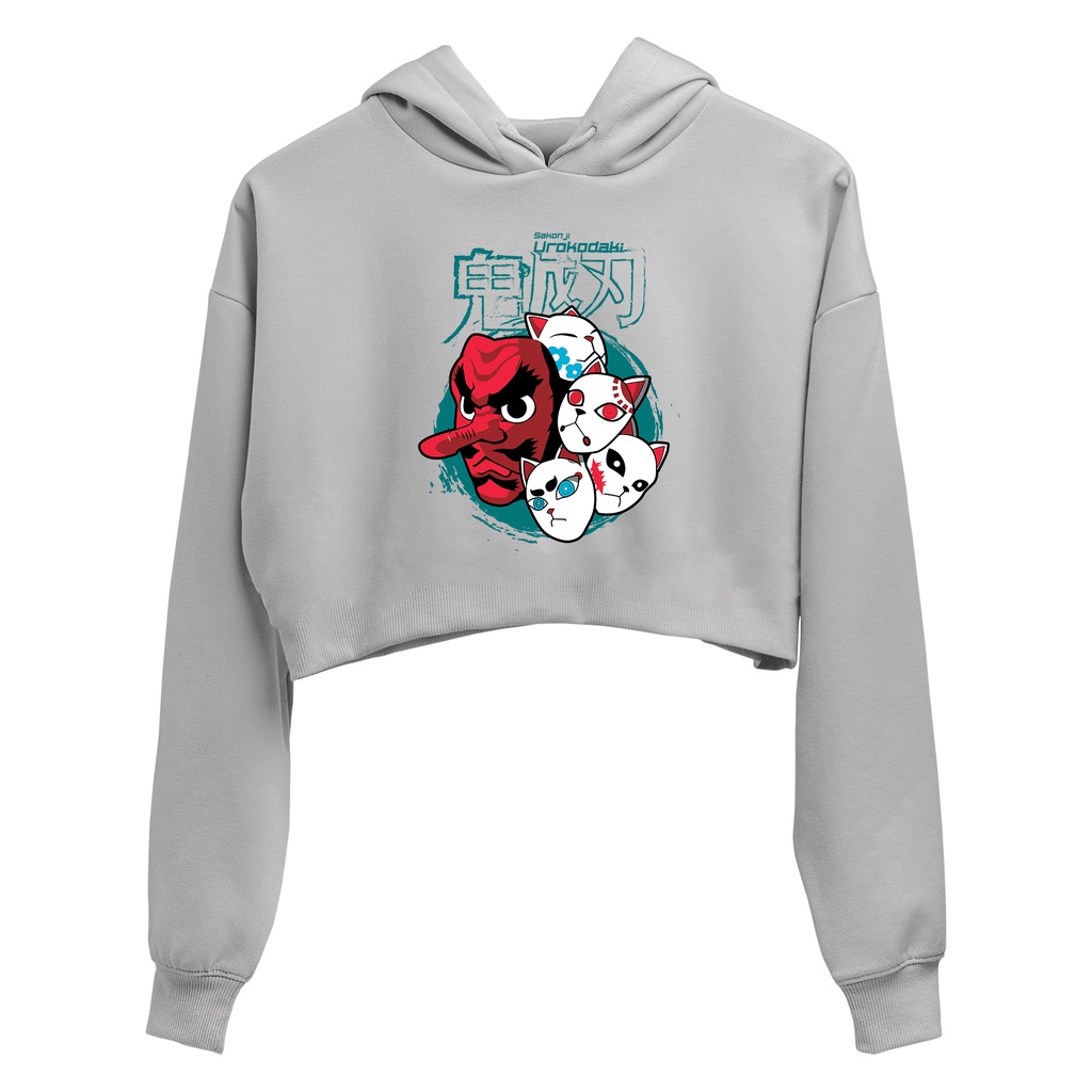 Moletom Cropped Demon Slayer Urokodaki kimetsu | Shopee Brasil