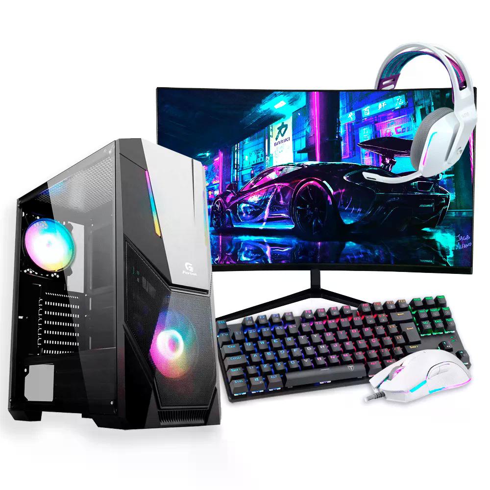 PC Gamer Completo Ryzen 5 5600G, 16GB RAM, HD 1TB + Monitor 21.5" + Kit ...