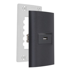 Conjunto De Tomada Usb 1,5a Vivace Carbono Simens Bivolt | Shopee Brasil