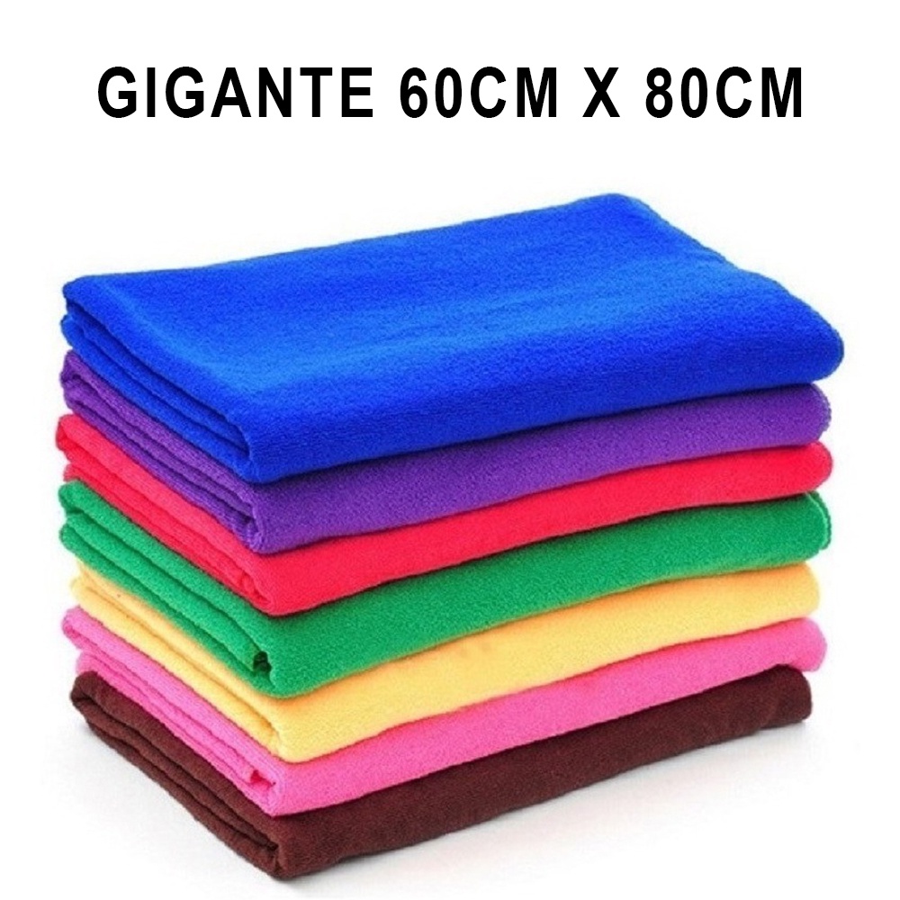 Pano de Chao Microfibra Grande 60x80cm Toalha de Limpeza Gigante ...