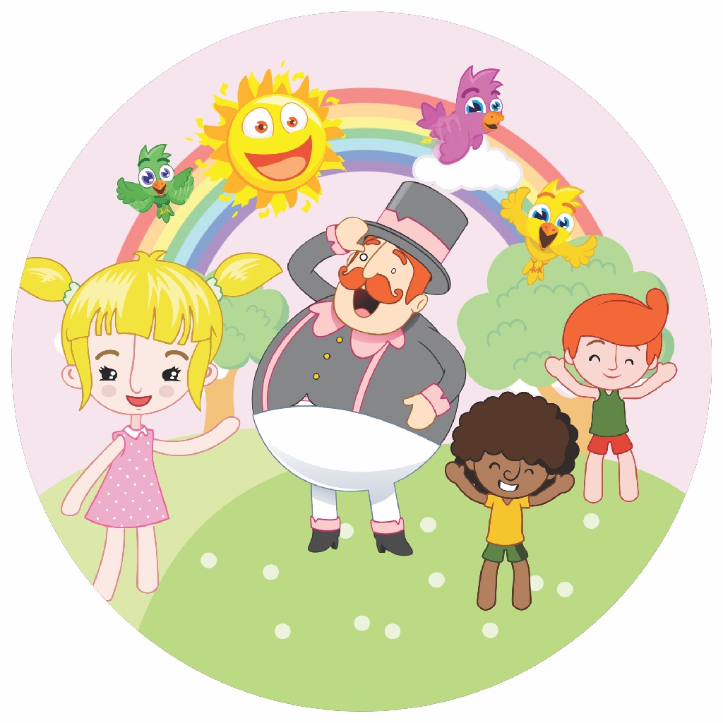 Painel Festa Redondo Sublimado 3d Tecido C/elástico 1,5 Diam MUNDO BITA | Shopee Brasil