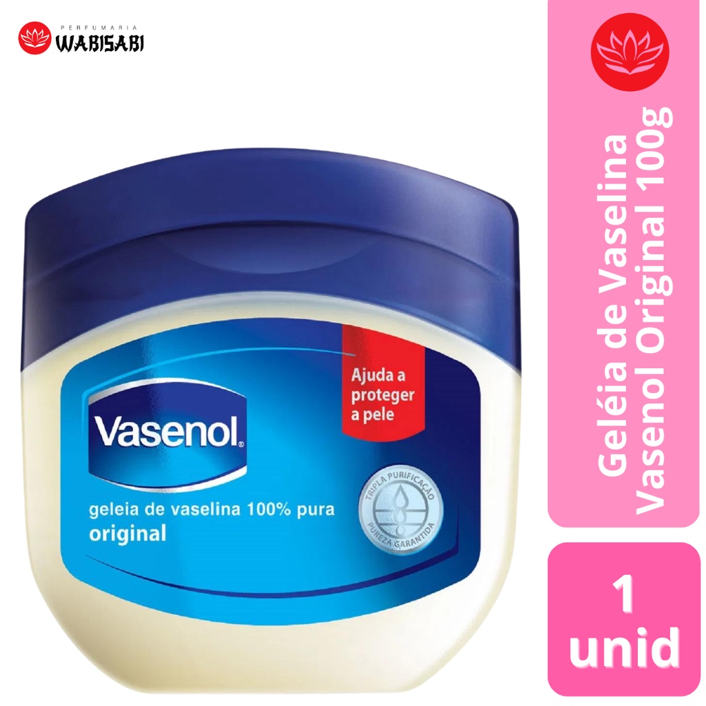 Geleia De Vaselina 100% Original Vasenol Pote 100g | Shopee Brasil