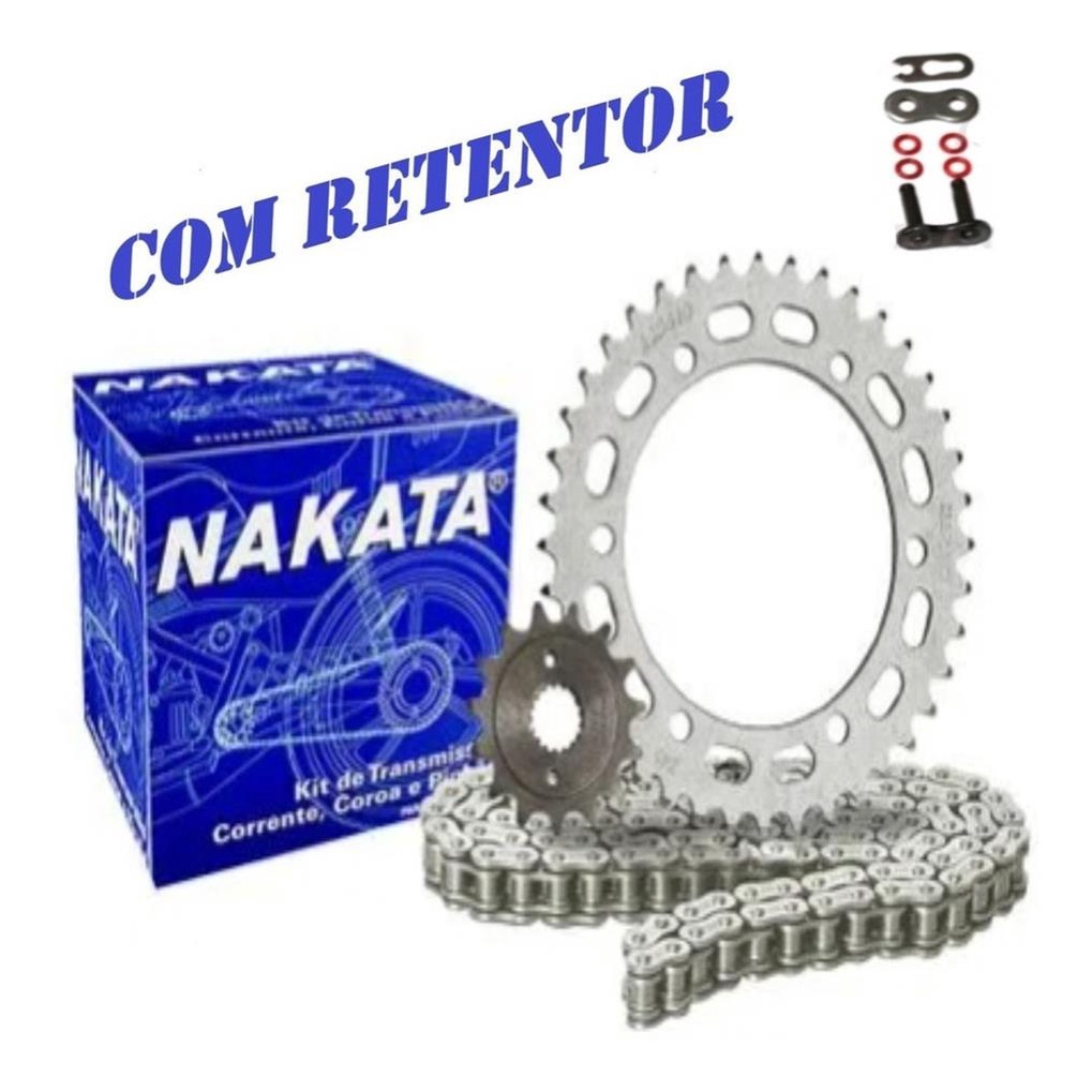 KIT Transmissão Nxr Bros 160 Xre 190 2015 2016 2017 2018 A 2025 Com ...