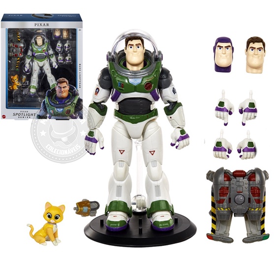 Figura Disney Pixar Lightyear And Sox Spotlight Series Mattel Shopee Brasil