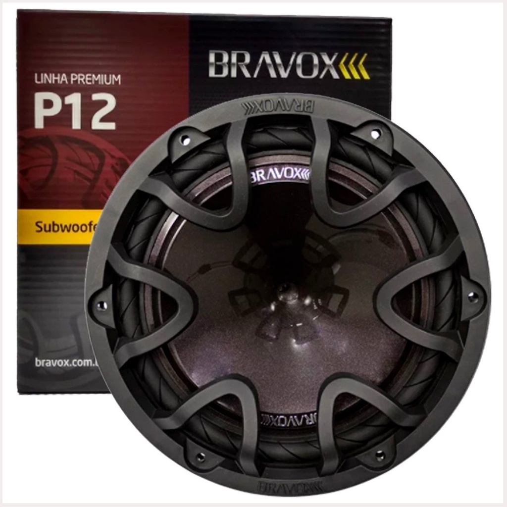 Subwoofer 12 Bravox Premium Plus P12x S4 220w Rms Telado | Shopee Brasil
