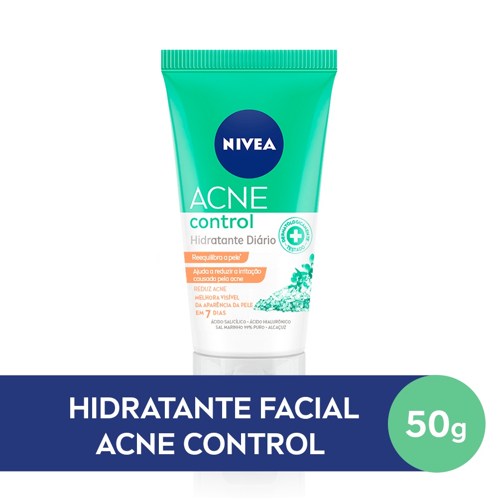 NIVEA Hidratante Facial Acne Control 50g - Escorrega o Preço