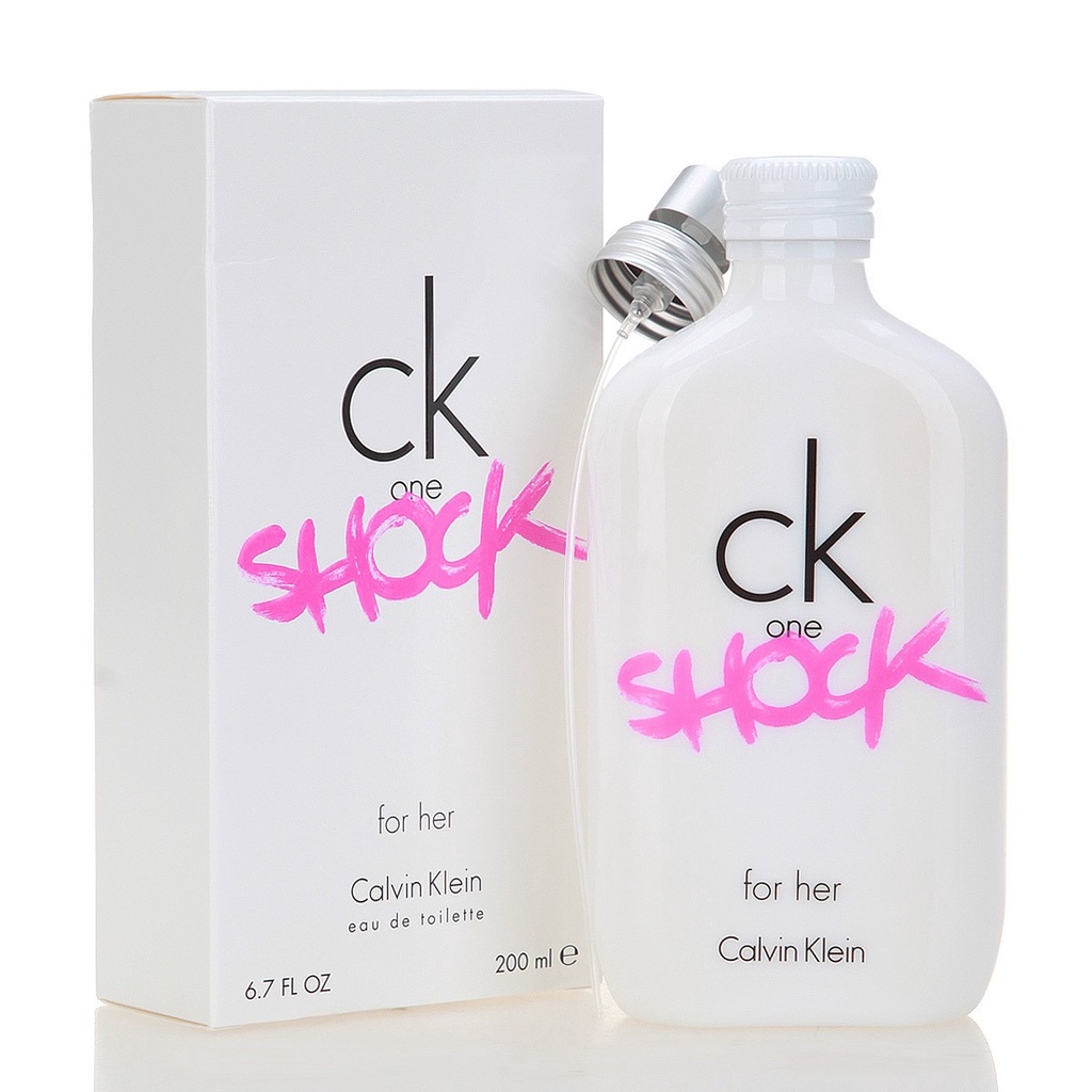 Perfume Calvin Klein CK One Shock EDT Feminino 200ml | Shopee Brasil
