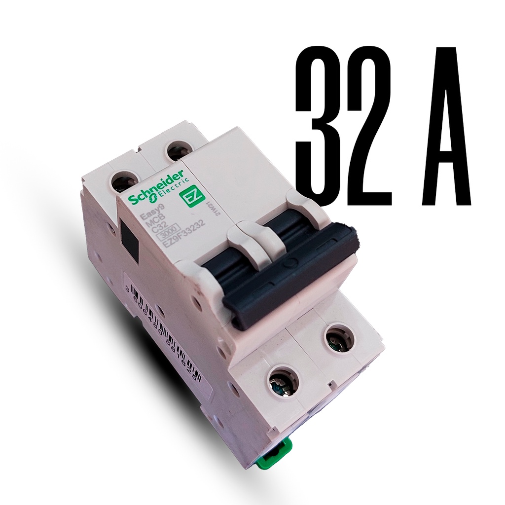 Disjuntor Bipolar 32a Curva C Easy9 Schneider | Shopee Brasil