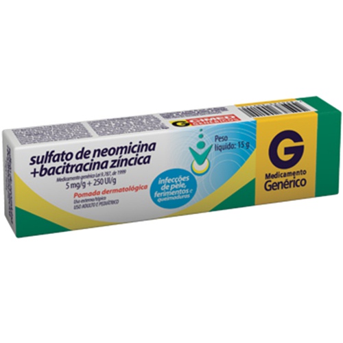 Sulfato de Neomicina + Bacitracina 5mg + 250UI 15g | Shopee Brasil Sulfato de Neomicina + Bacitracina 5mg + 250UI 15g | Shopee Brasil