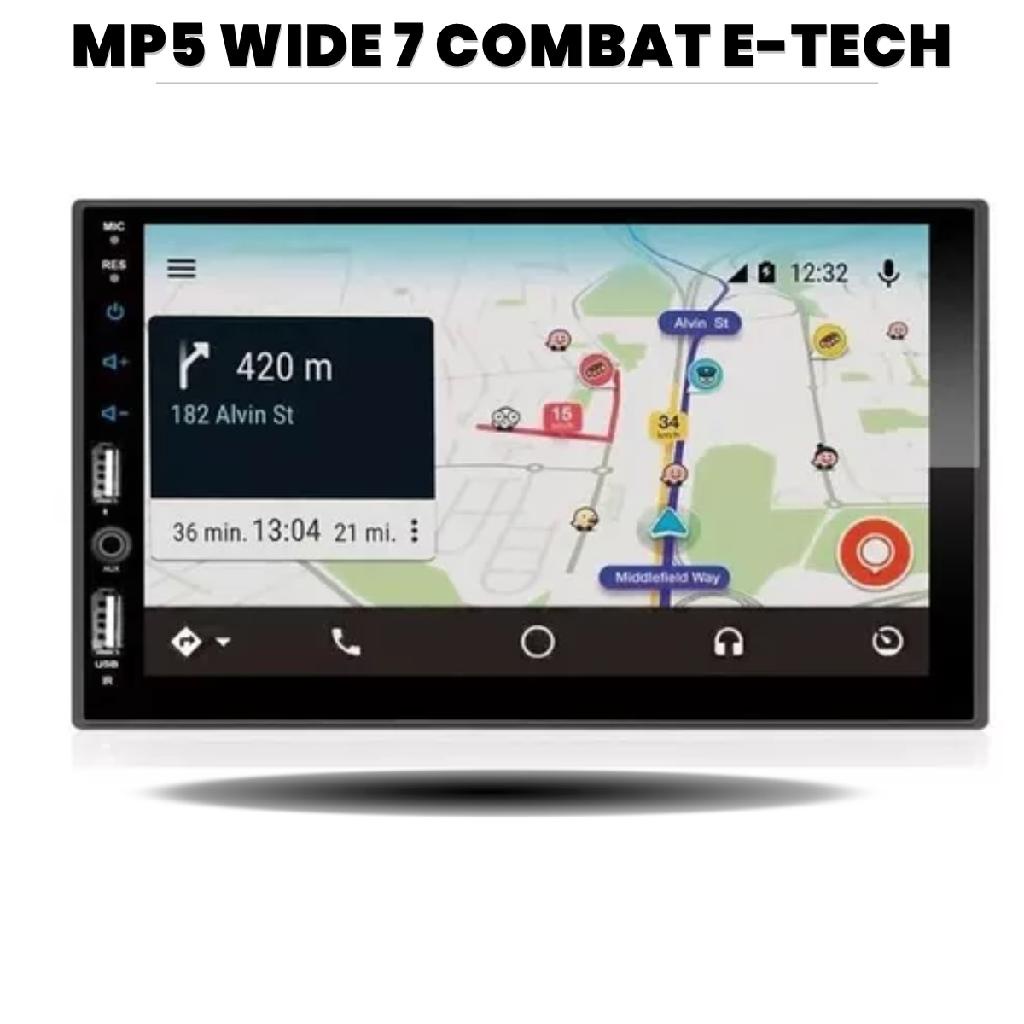 Mp5 Wide Car Play 7 Polegadas Combat E-tech | Shopee Brasil