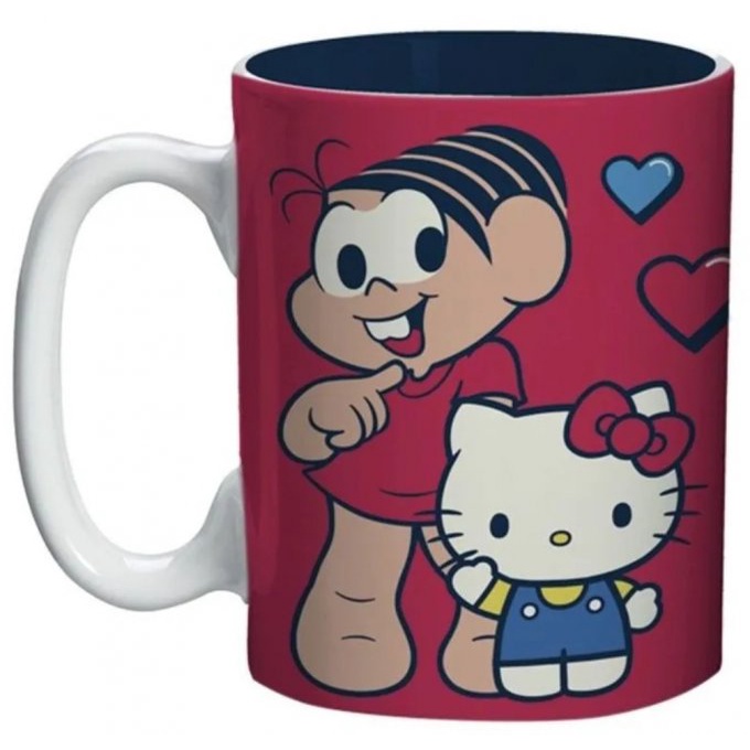 Mini Caneca Monica Hello Kitty Porcelana Hktm Cute Girls 135ml | Shopee ...
