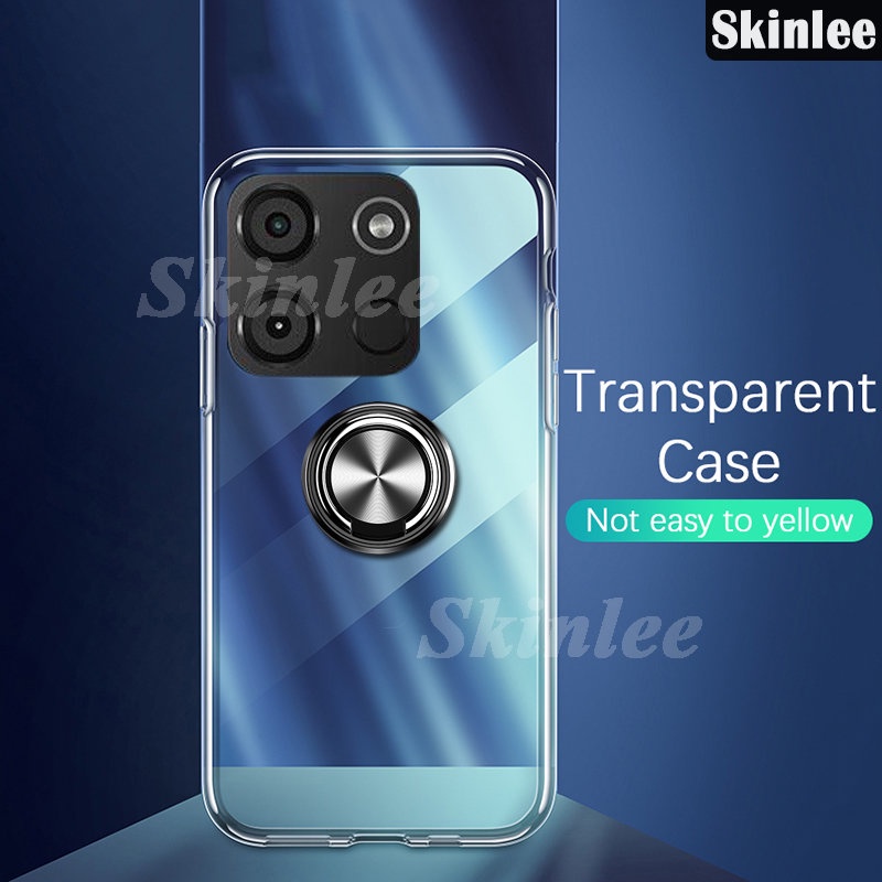 Nova Capa De Design Para A Itel A60 Suporte De Anel Transparente E Anti ...