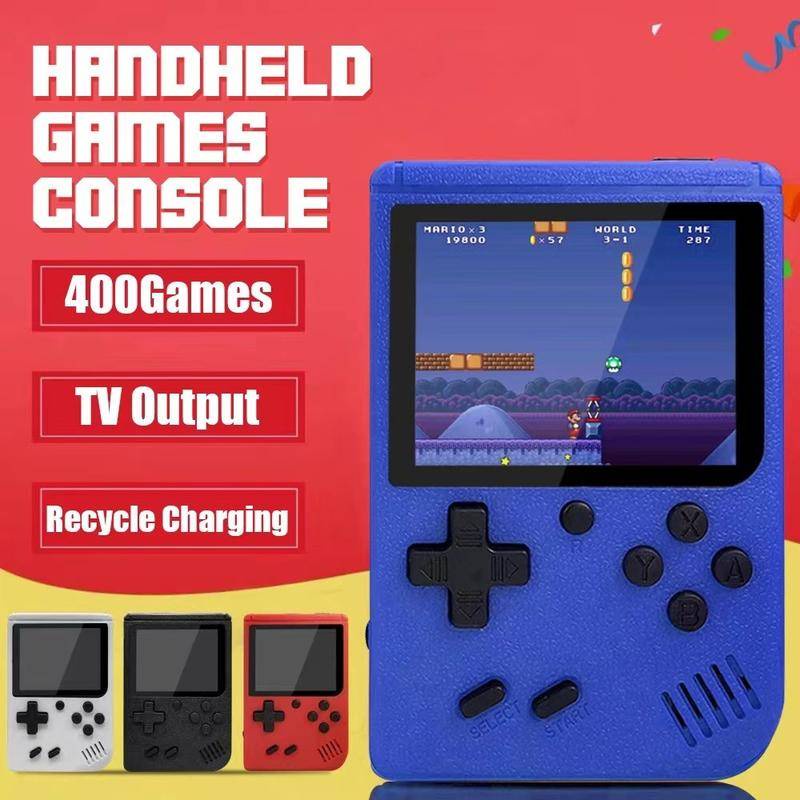 Super mini Retro Game LCD 400 AV Jogos Portáteis Com Controle De 2 ...