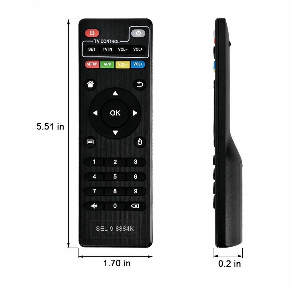 Controle Remoto Para Tv Box Smart Tv 4k Com Infravermelho | Shopee Brasil