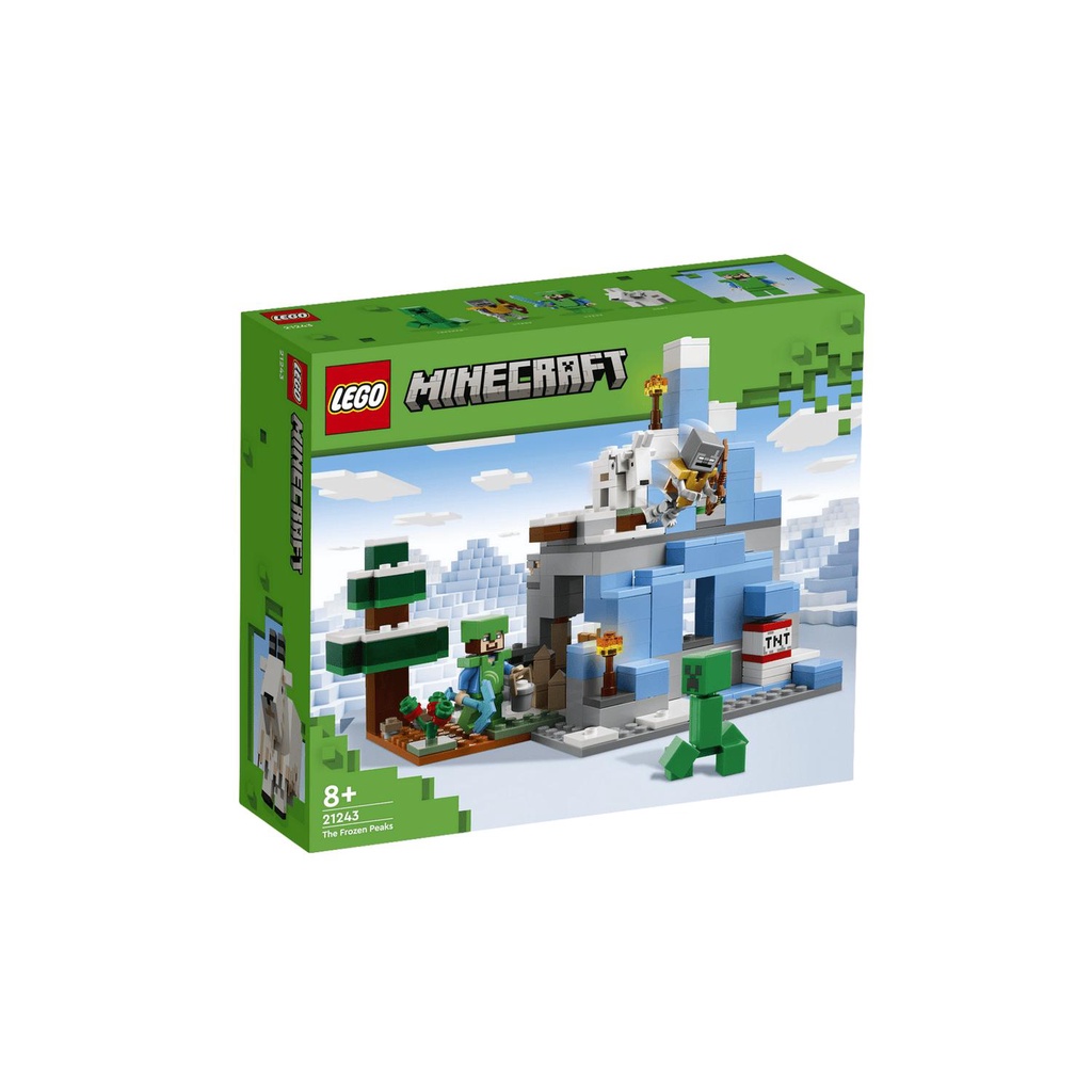 Os Picos Gelados Lego Minecraft | Shopee Brasil