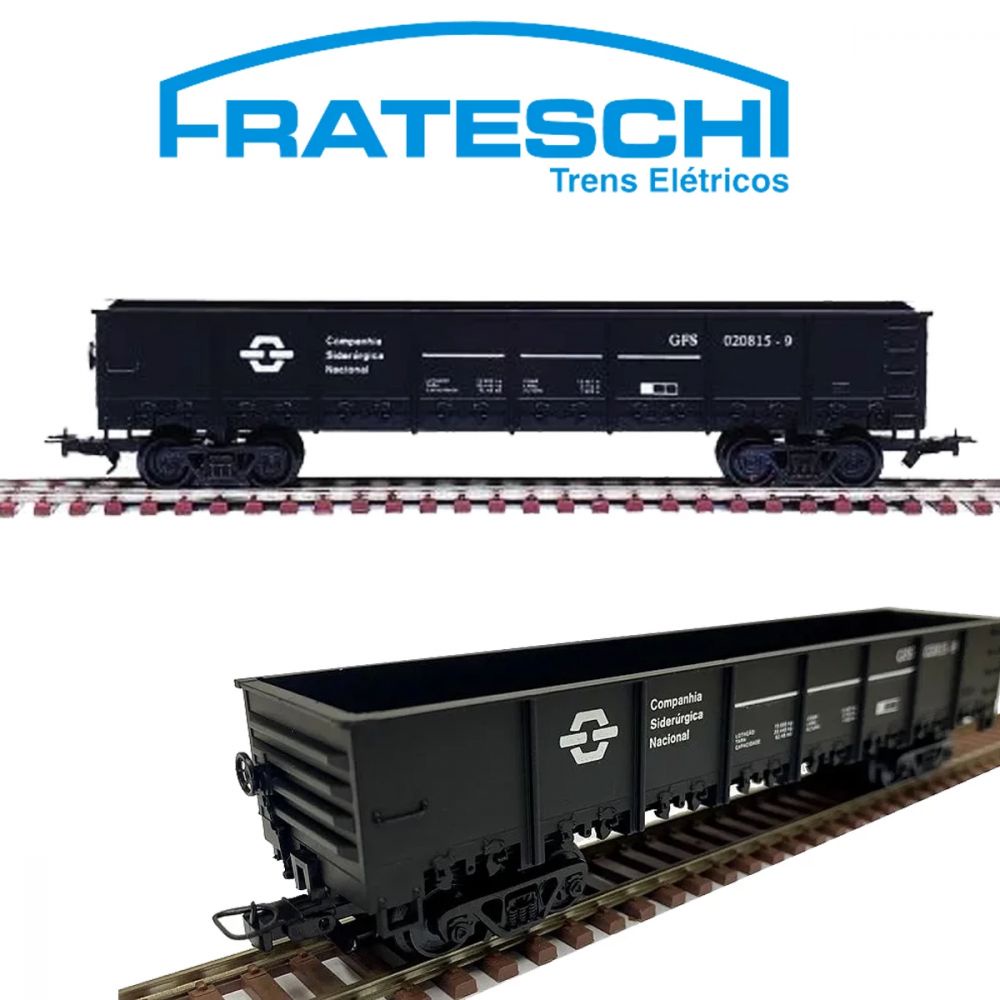 Frateschi Vagao Drop Bottom Csn 1:87 - Ferromodelismo 2026 | Shopee Brasil