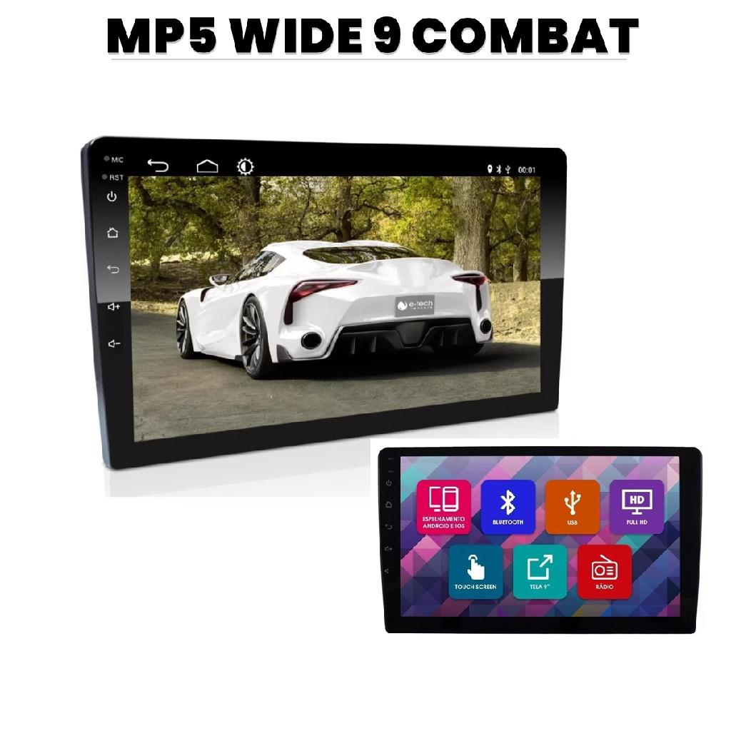 Mp5 Wide 9 Polegadas Car Play Combat E-tech | Shopee Brasil