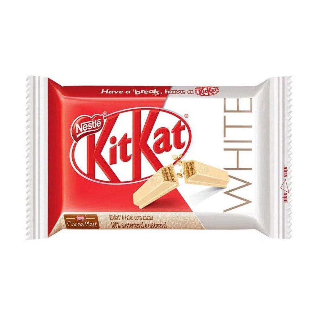 Chocolate Kit Kat Branco White 41,5g Nestle | Shopee Brasil