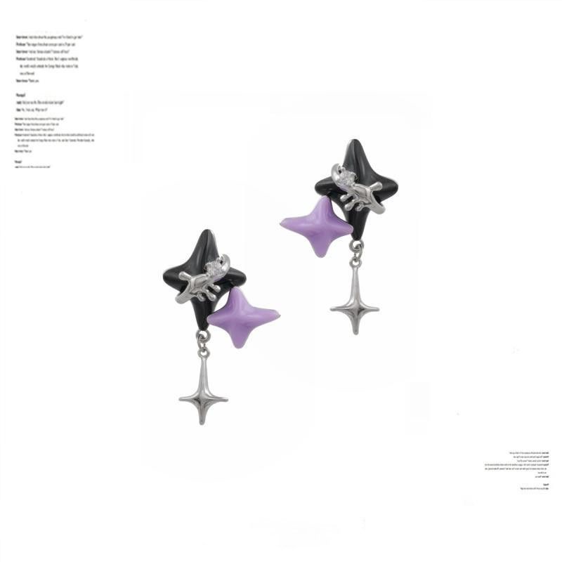 WOW! Brincos de estrelas de oito pontas de design original Phantom ...