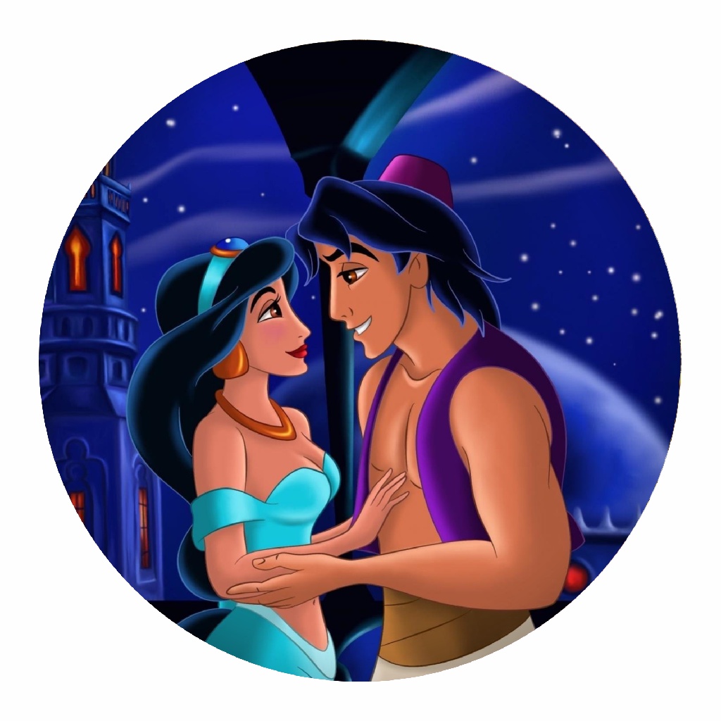 Painel Festa Redondo Sublimado 3d Tecido C/elástico 1,5 Diam Aladin | Shopee Brasil