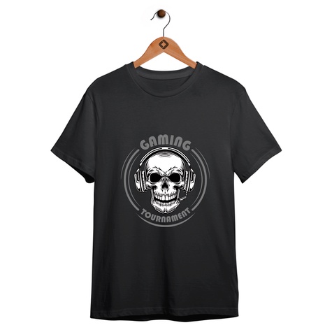 Camiseta Masculina Caveira Gaming | Shopee Brasil