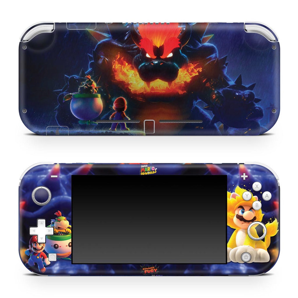 Skin Nintendo Switch Lite Adesivo - Bowser s Fury | Shopee Brasil