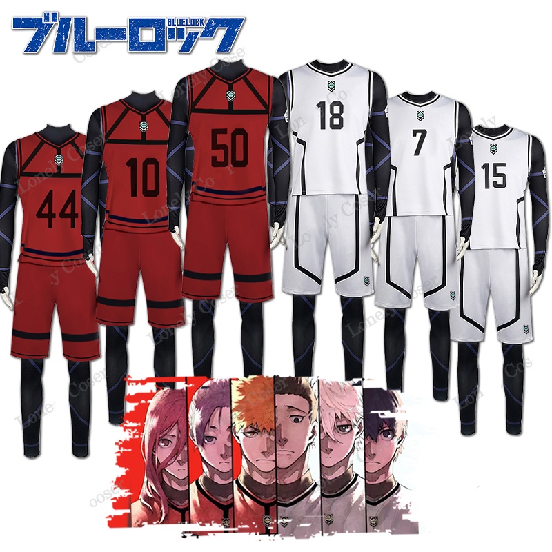 Anime Blue Lock Cosplay Costume Yoichi Isagi Hyoma Chigiri Equipe ...