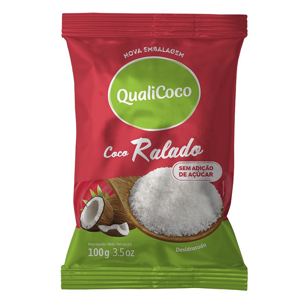 Coco Ralado Qualicoco 100g | Shopee Brasil