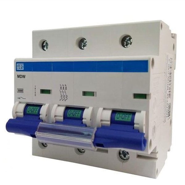 Disjuntor Weg Trifásico 70A Curva C 5Ka MDW-C70-3 | Shopee Brasil