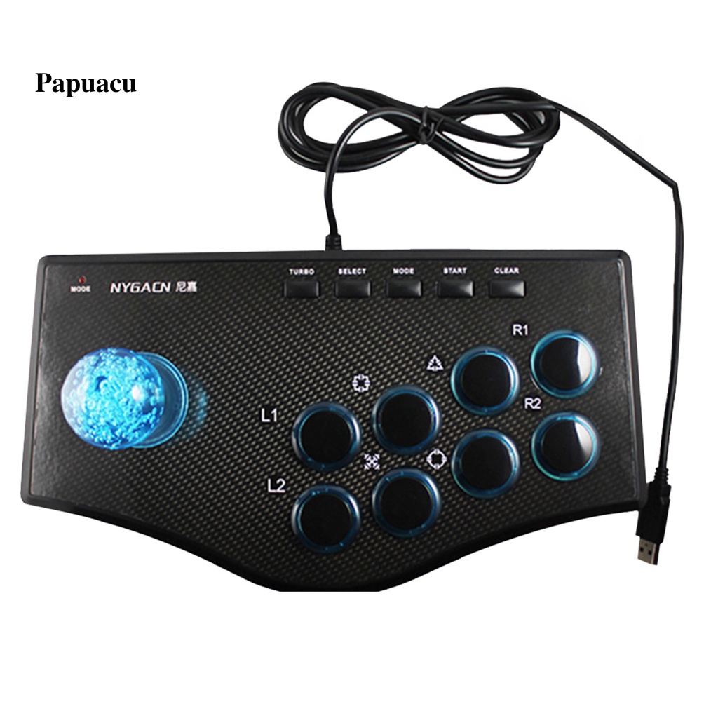 P Arcade Game Joystick Controlador USB Rocker Para PS2/PS3/Xbox PC TV ...