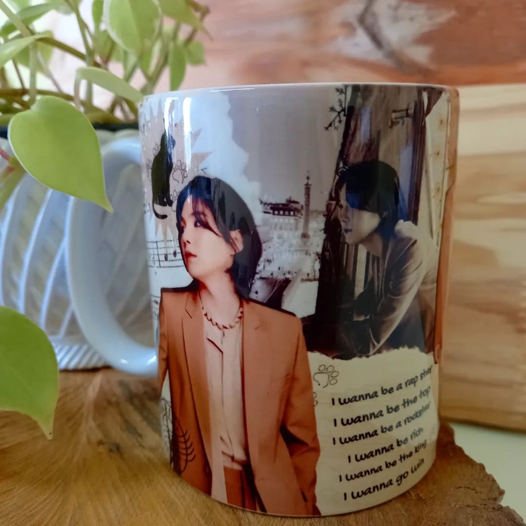 Caneca Min Yoon-Gi - Suga - Coleção Bullet Journal | Shopee Brasil