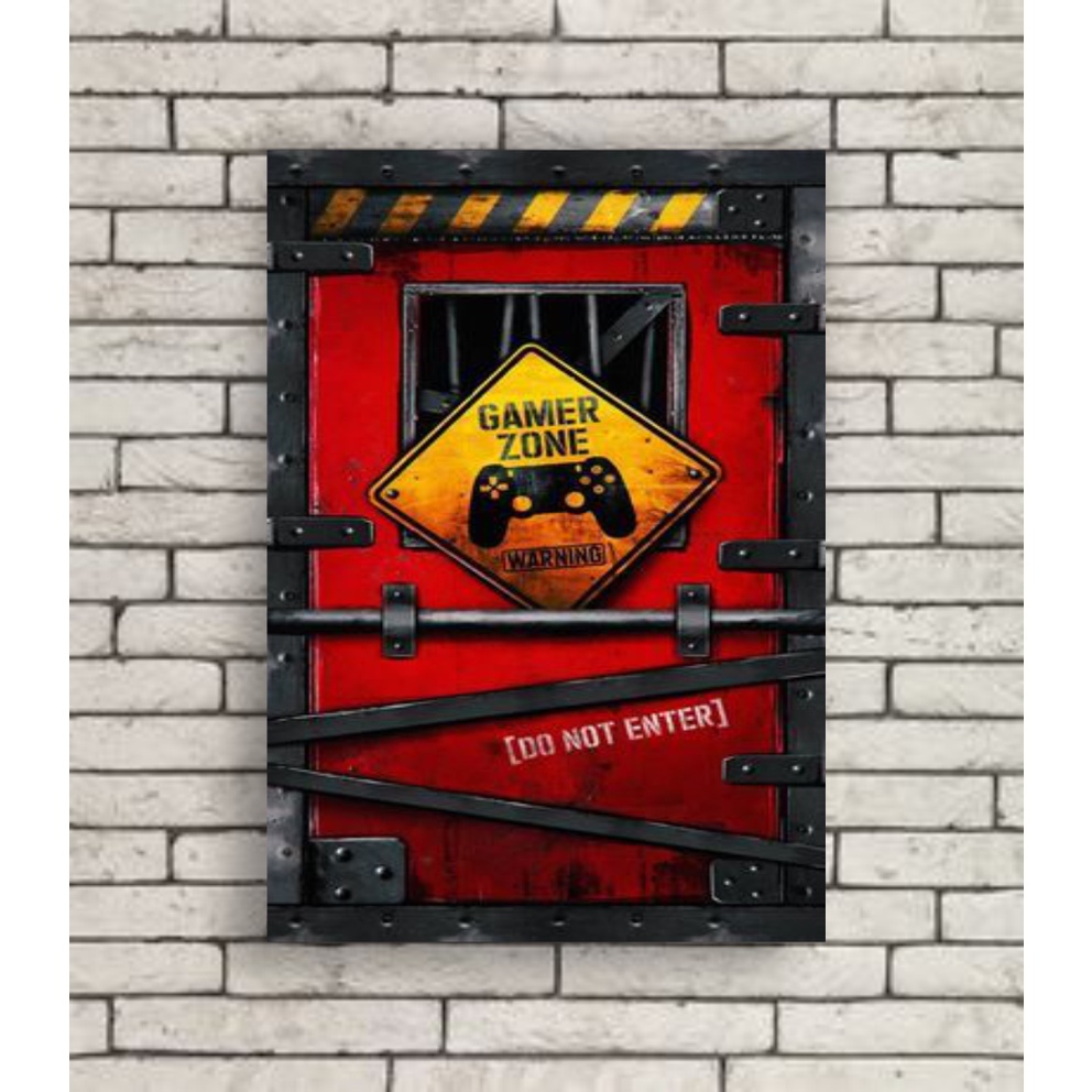 Quadro Mdf Decorativo Gamer, Geek, Jogos, Game 9 A4 | Shopee Brasil