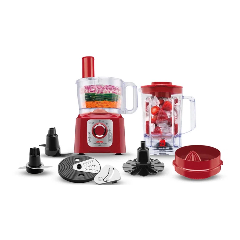 Multiprocessador e Liquidificador Arno Multichef 7 em 1 700W | Shopee ...