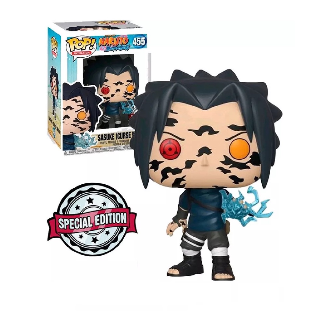 Funko Pop Sasuke Curse Mark Naruto Special Edition Original | Shopee Brasil