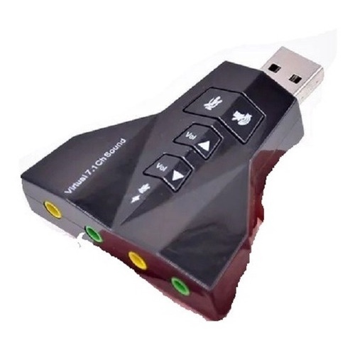 Placa De Som Audio Usb Externa 7.1 Adaptador 3d Pc Notebook | Shopee Brasil