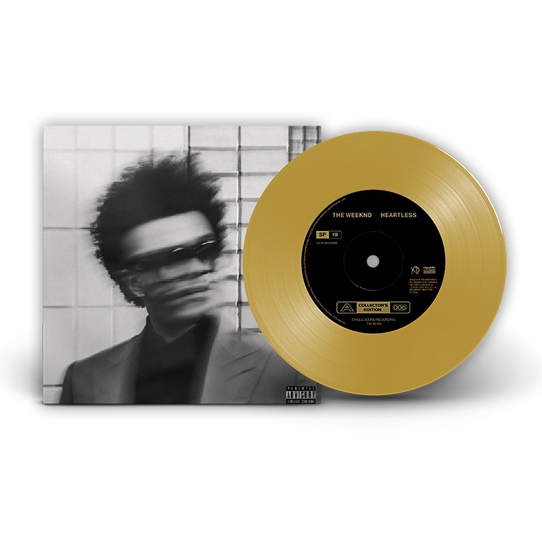 The Weeknd - 7" Vinil Blinding LIghts / Heartless Dourado | Shopee Brasil