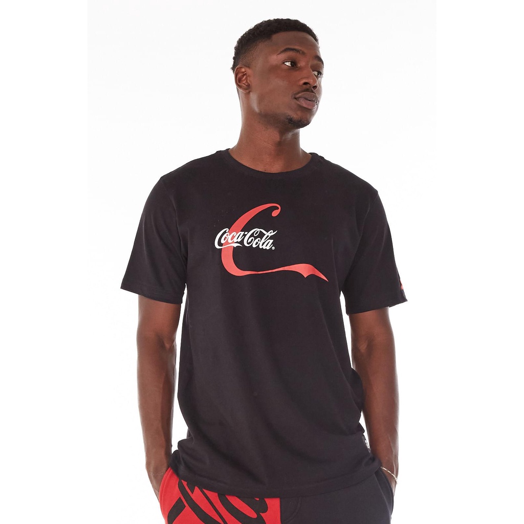 Camiseta Starter Collab Coca Cola Moment Preta | Shopee Brasil