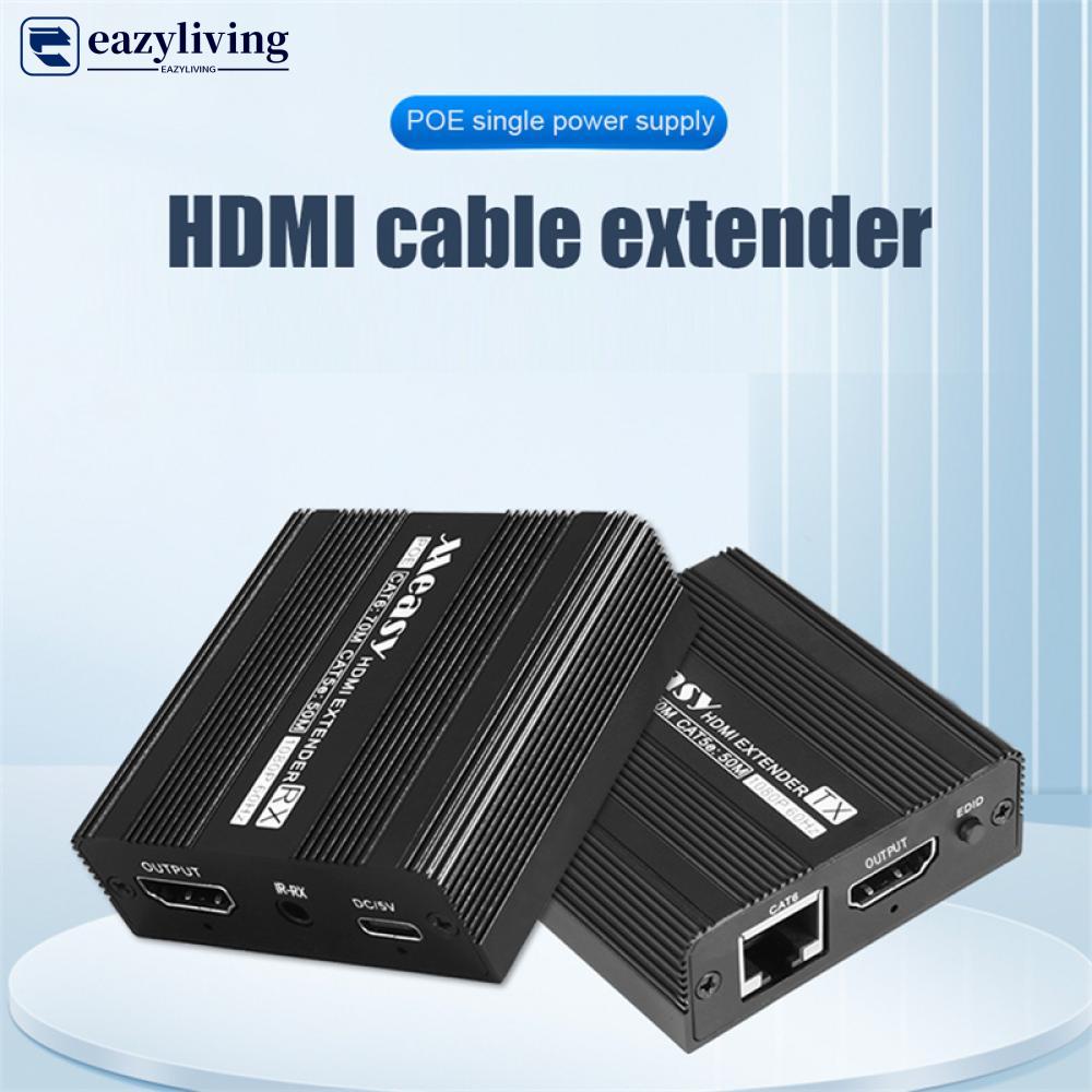 EAZYLIVING Extensor HDMI Digital De Medição Por Gato Único 5E/6 Full Hd ...