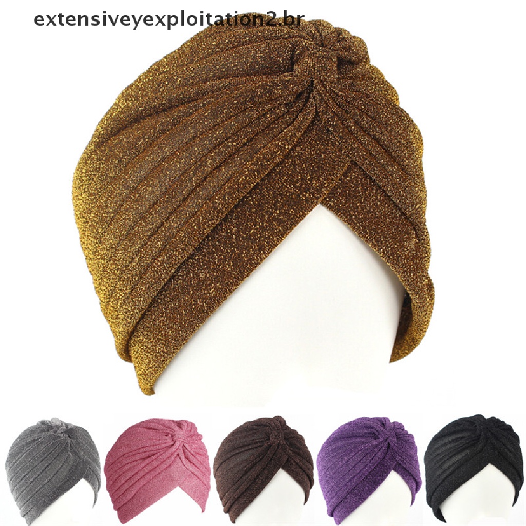 BR Fashion Homens Mulheres Estilo Turbano | Shopee Brasil