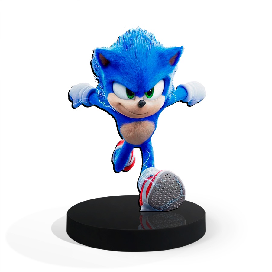 Totem Pequeno Boneco Sonic 7cm + Base | Shopee Brasil