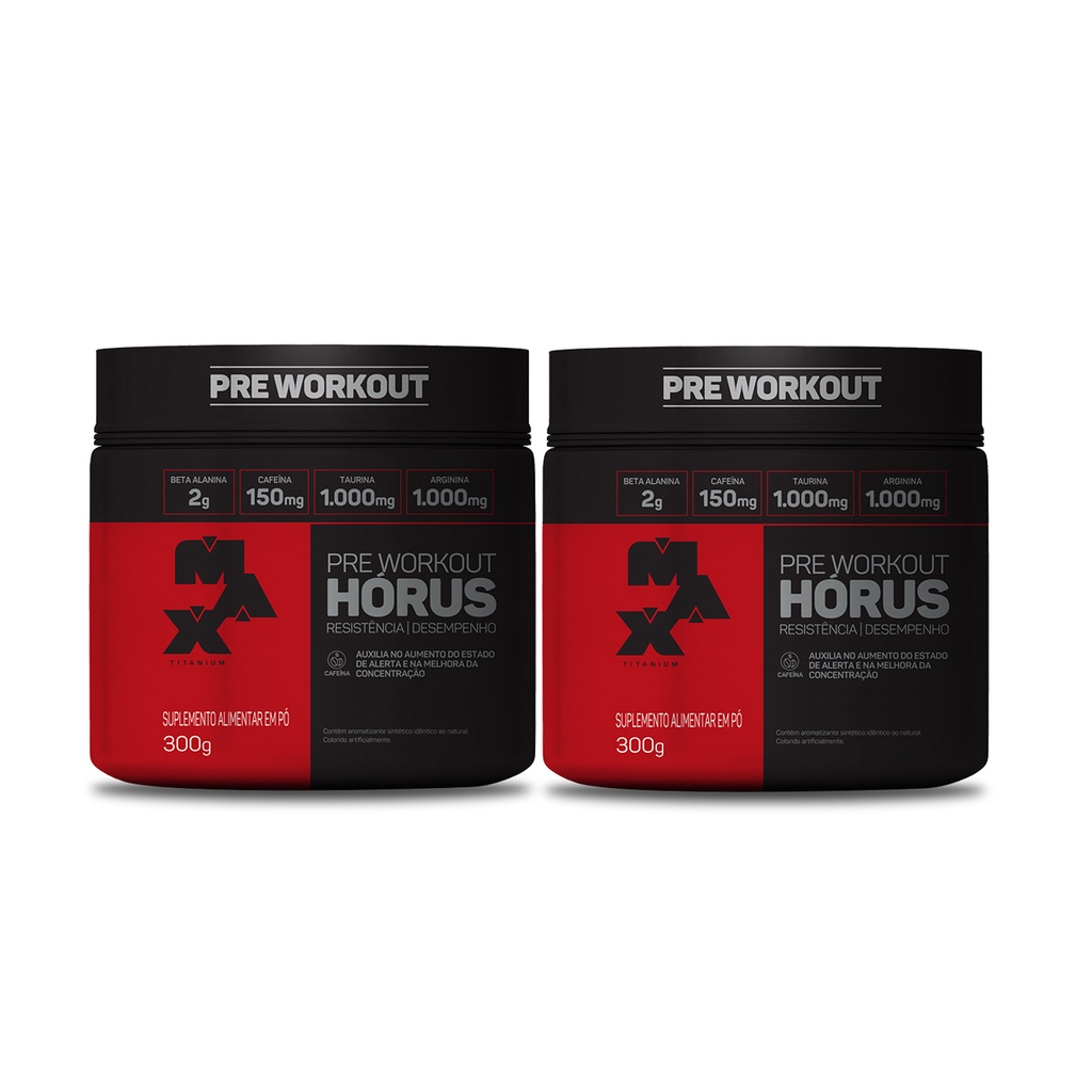 KIT - 2X HORUS POTE 300G MAX TITANIUM | Shopee Brasil