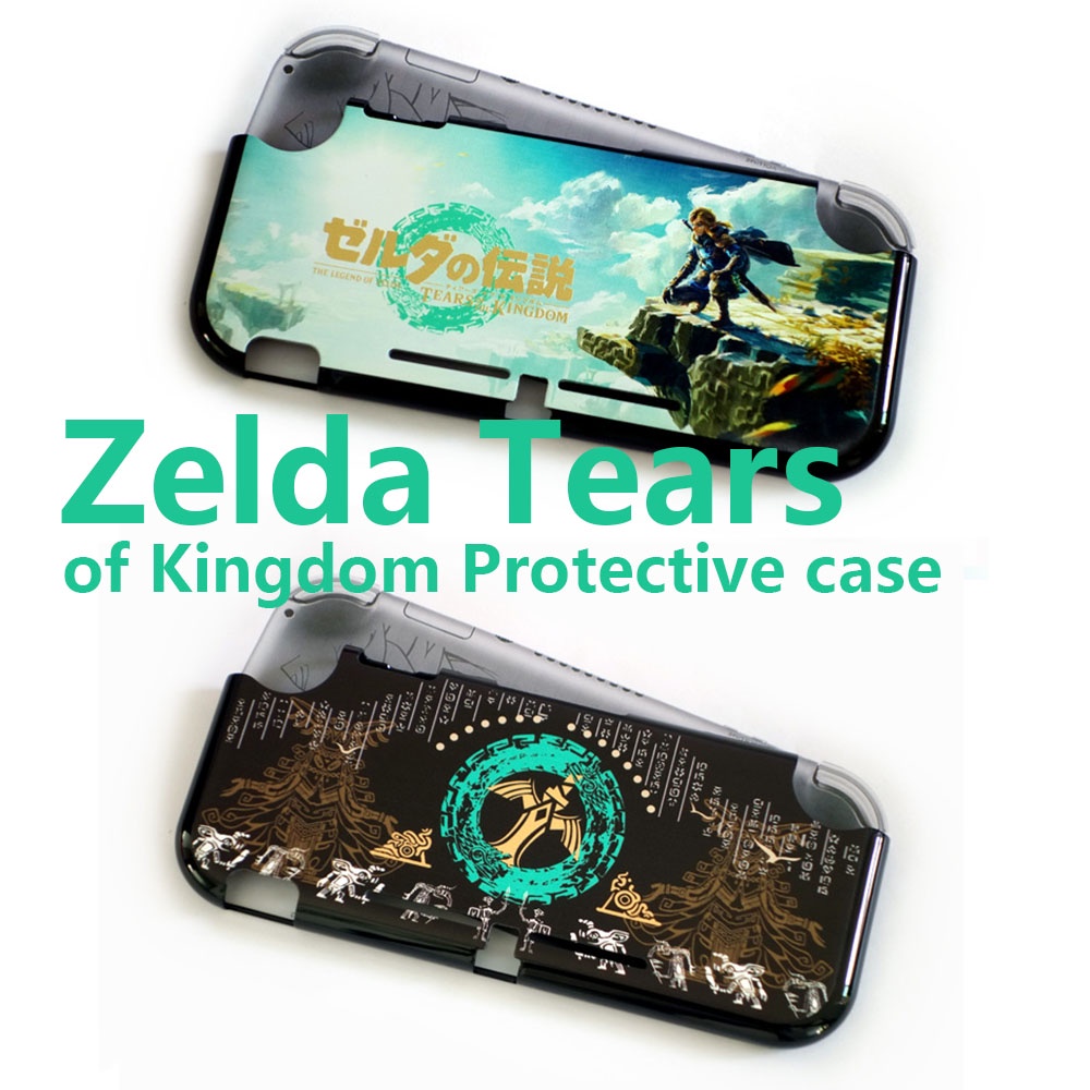 Para Nintendo Switch Lite Case Zelda Tears of Kingdom De Protecao Fullcover Pokemon Mario Tema NSL Hard