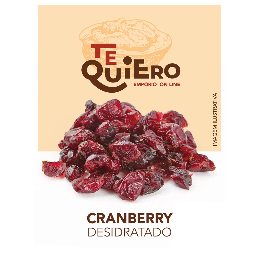 Cranberry Seco Desidratado Premium Te Quiero 1kg | Shopee Brasil