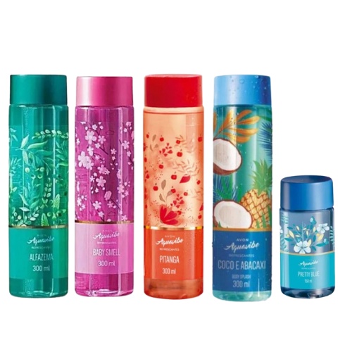 Body Splash Aquavibe Refrescantes Avon todas as fragrâncias- 300ml e de ...