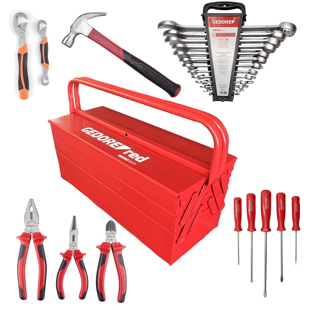 Kit de Ferramentas Profissional Gedore Red e Robust | Shopee Brasil
